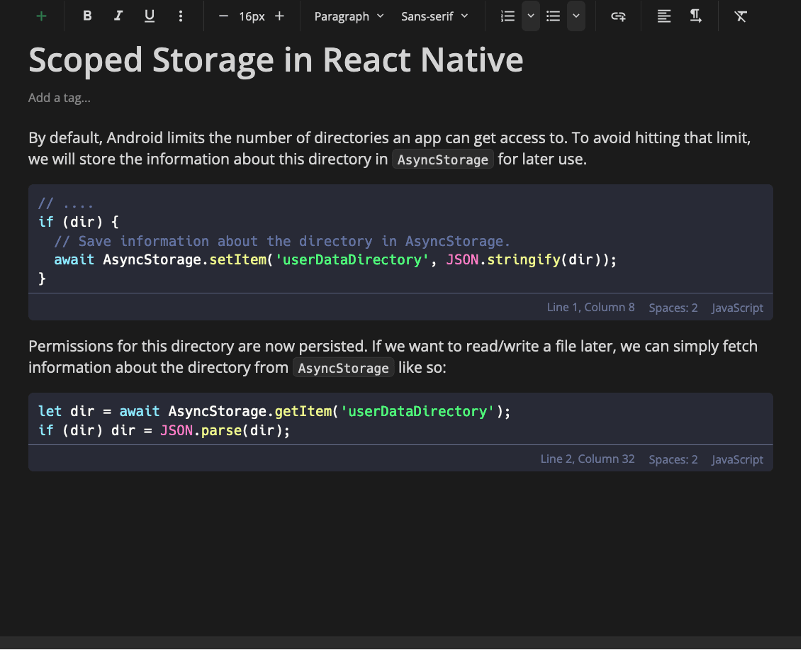 Notesnook | Open source & zero knowledge private note taking app